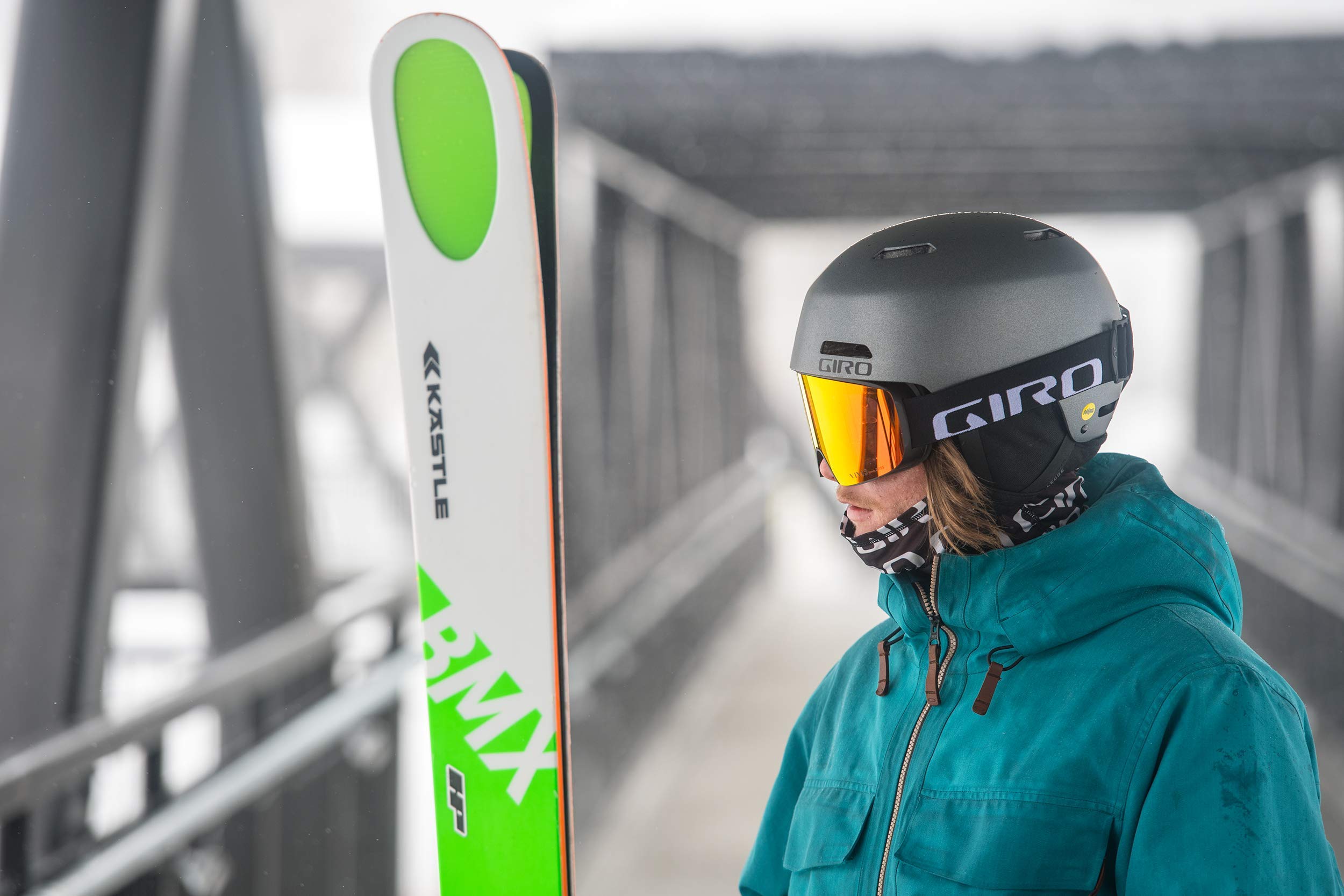 Giro Ledge Ski Helmet - Snowboard Helmet for Men, Women & Youth - Matte Black - L (59-62.5 cm)