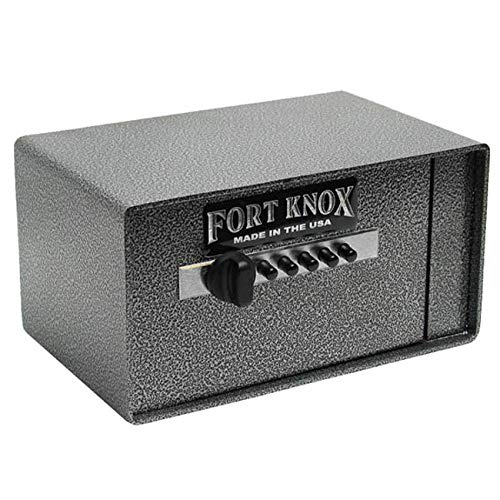Fort Knox (FTK-AUTO) Security Pistol Box for pistols, handgun, California DOJ Certified, Quick-Access Mechanical Lock, Heavy-Duty Steel