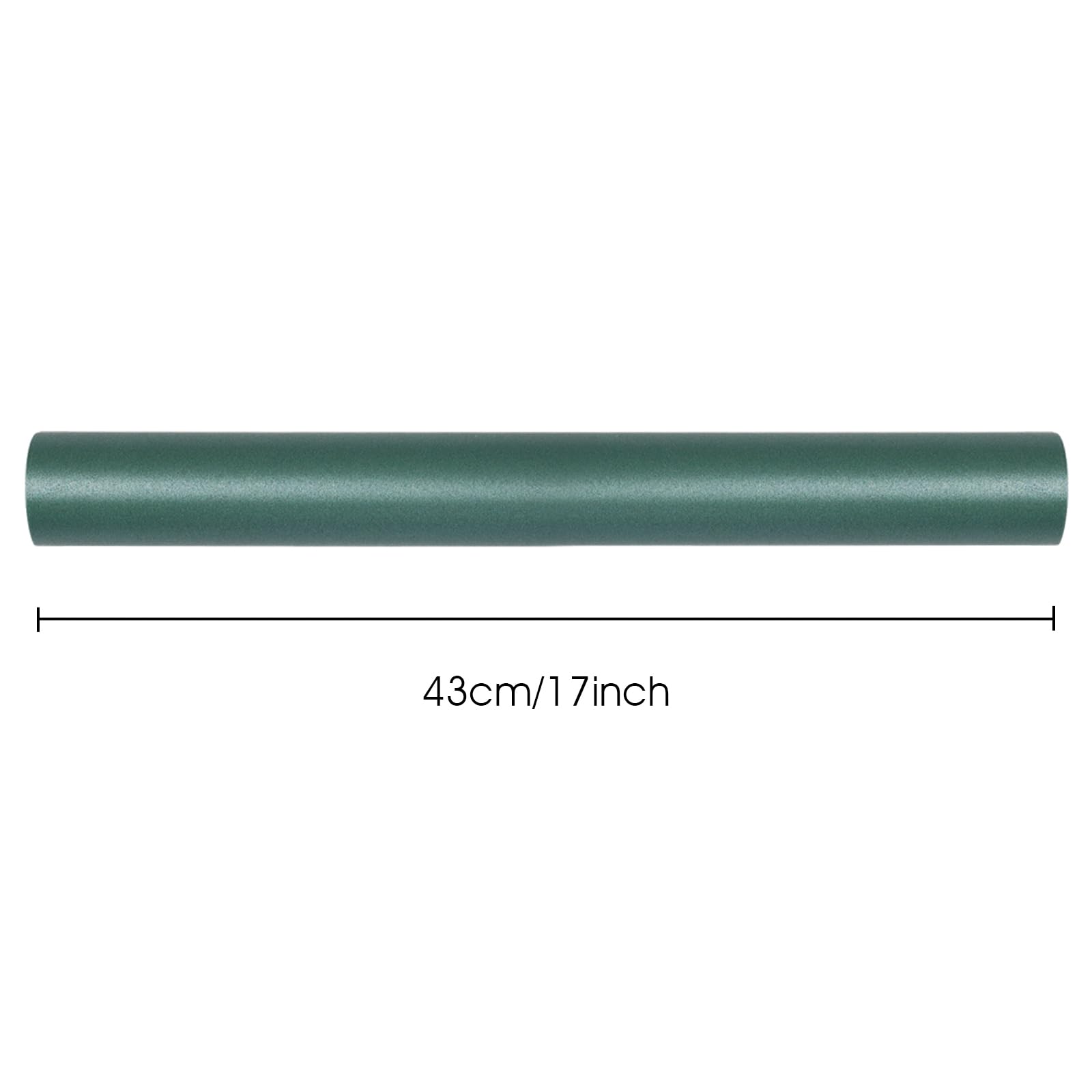 Flyhill Mini Dark Green Wrapping Paper Roll-17inch*32.8ft(46.8sqft- Solid Color with Pearly-Luster Gift Wrap for Christmas,Birthday,Bridal Shower,Holiday,Wedding