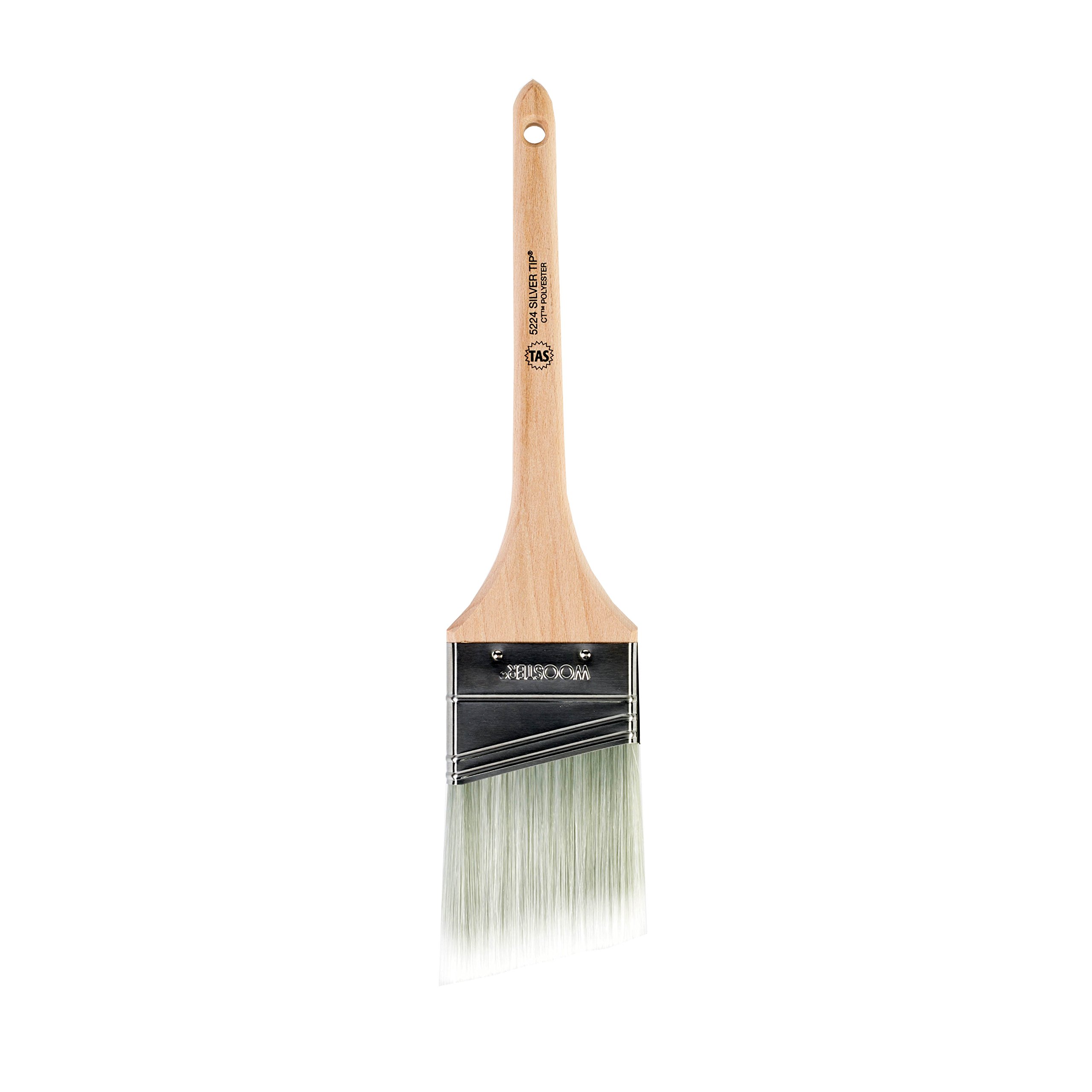 Wooster 5224-2 1/2 Sash Paint Brush, 2.5 Inch, Silver