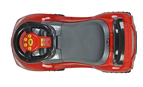 Freddo Toys Deluxe Mega Ride on Push Car Foot to Floor (Red)