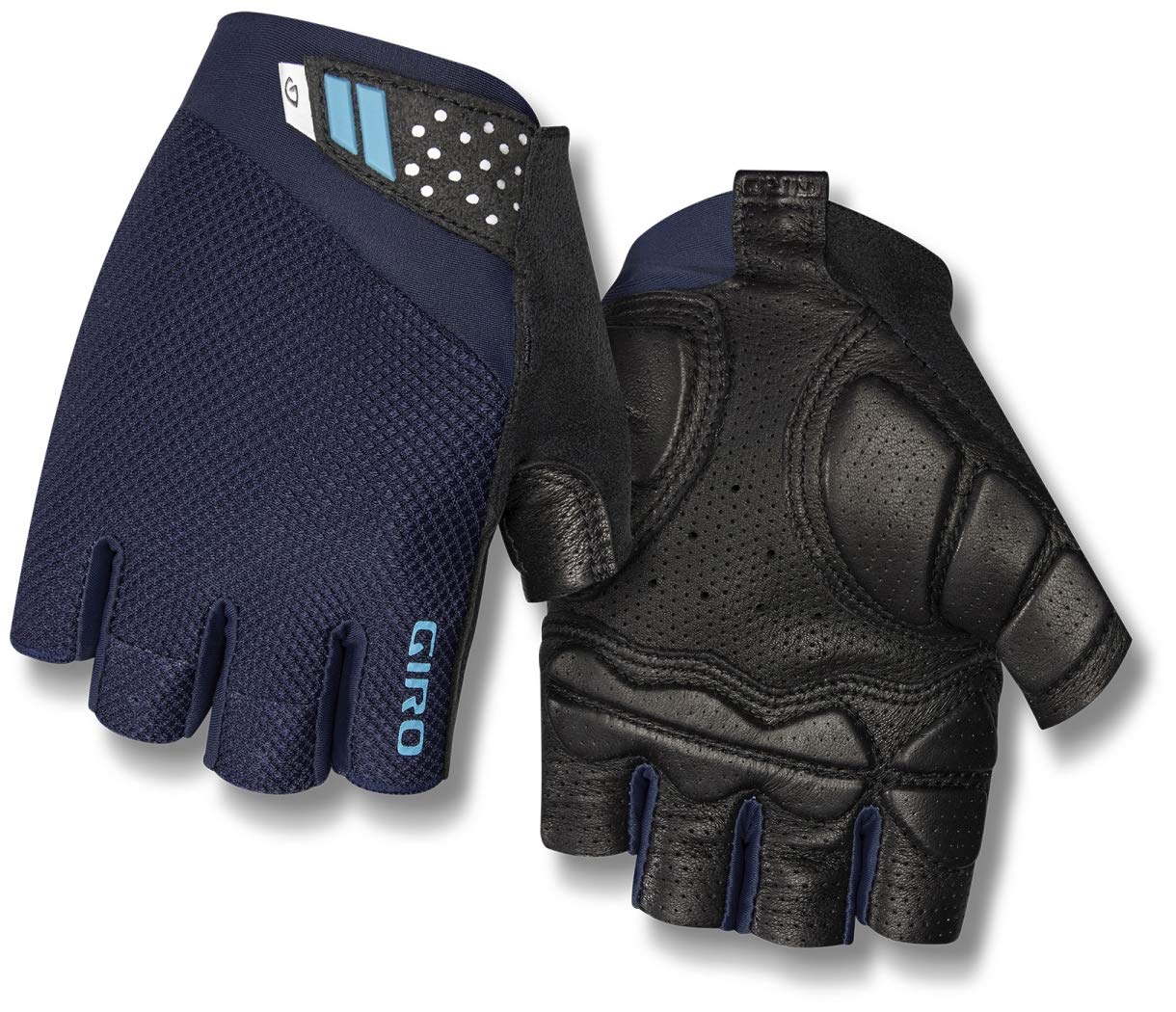 Giro Monaco II Gel Mens Road Cycling Gloves - Midnight/Iceberg (2021), XX-Large