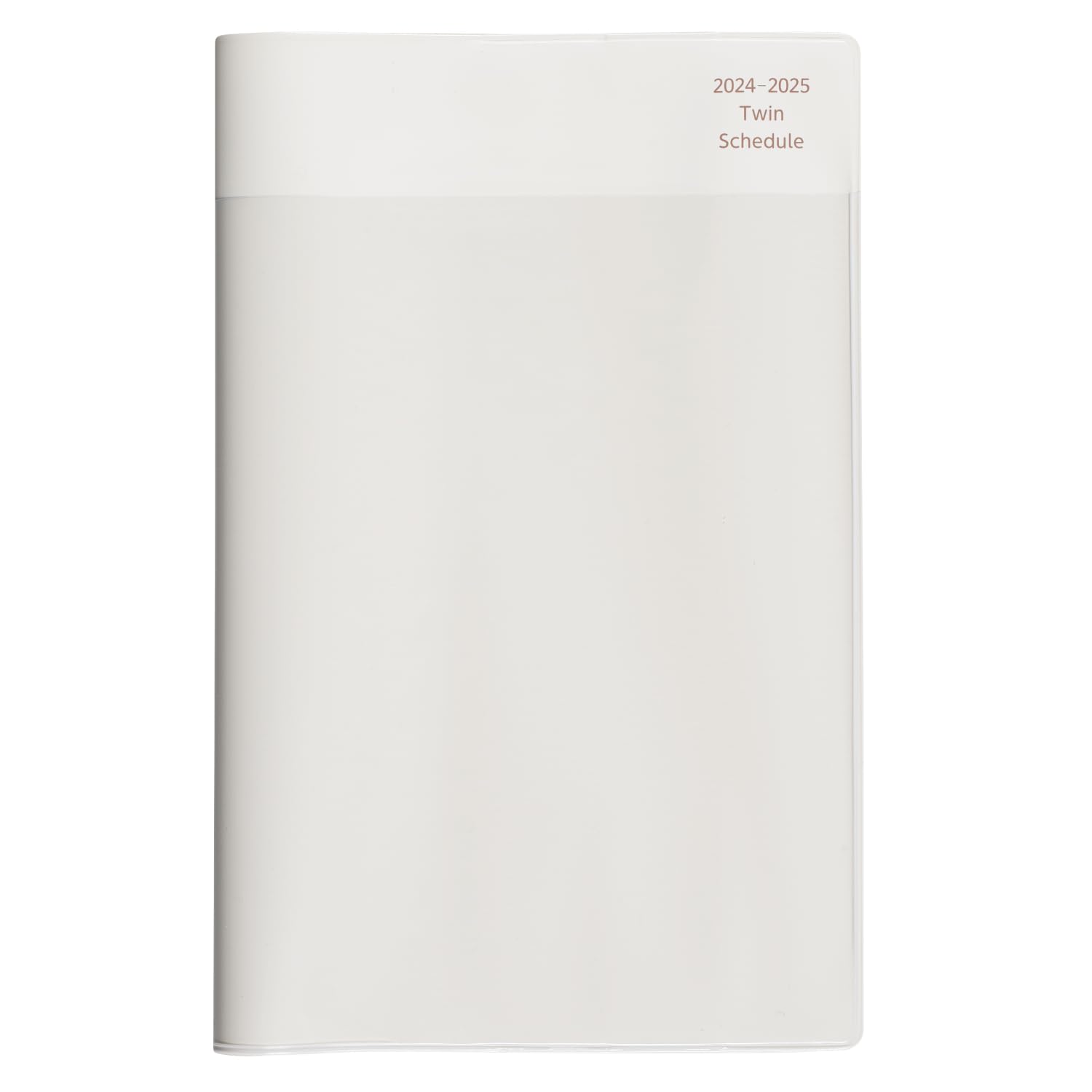 Gakken Stayful Planner, 2024 Schedule Book, Twin Notebook, Monthly Weekly, A5 Transformation, Mist White, A10988, Begins October 2023