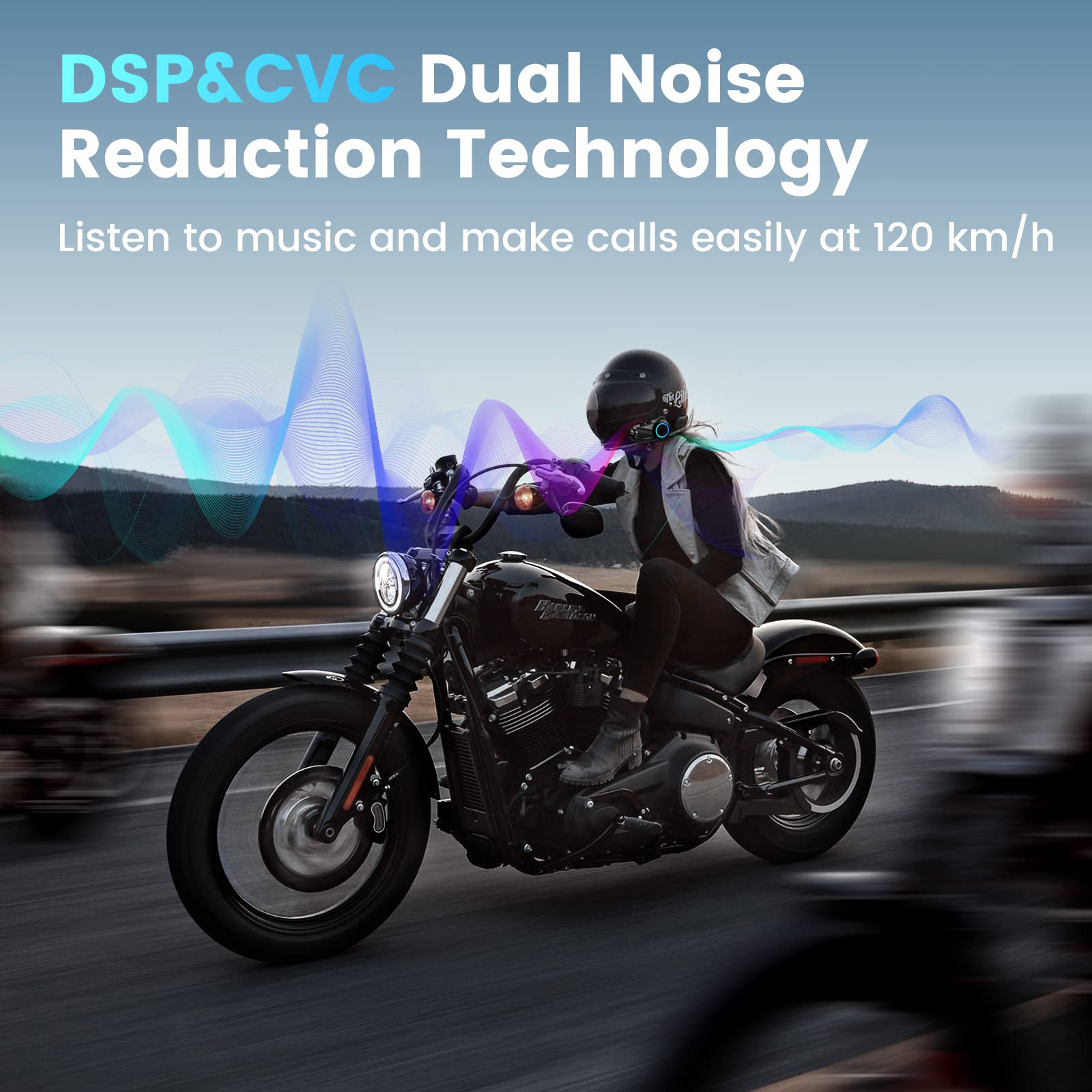 FreedConn Motorcycle Bluetooth Headset with【2K】 Camera [360°Shooting][Upgraded Night Vision][Hi-Res Audio], 2-8 Riders 1500M Motorcycle Communication Systems-128G TF Card, 2000mAh/Music Share/IP65