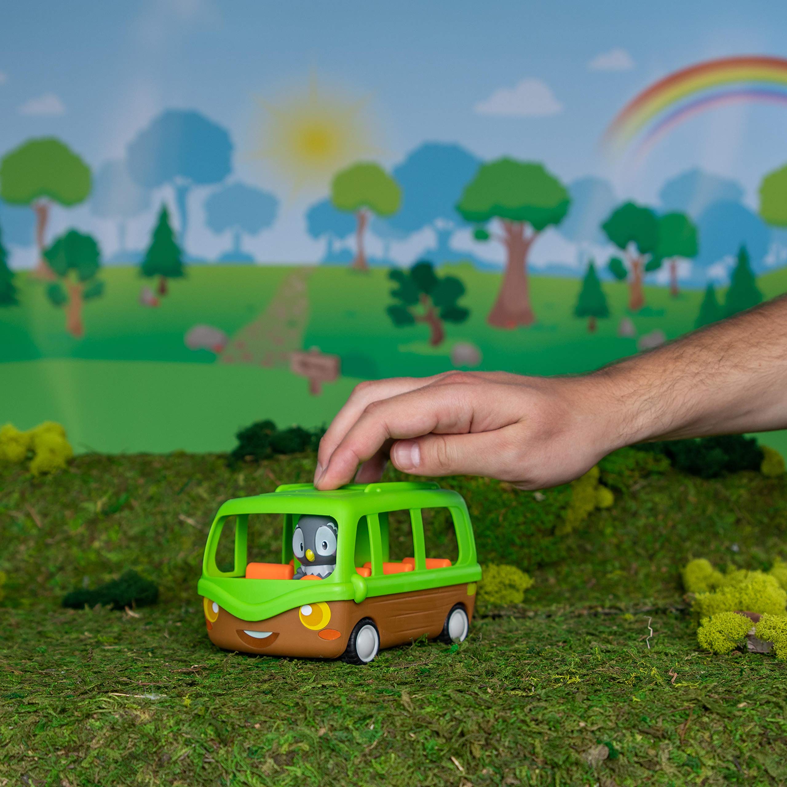 Fat Brain Toys Timber Tots Adventure Bus Dolls & Dollhouses for Ages 2 to 6