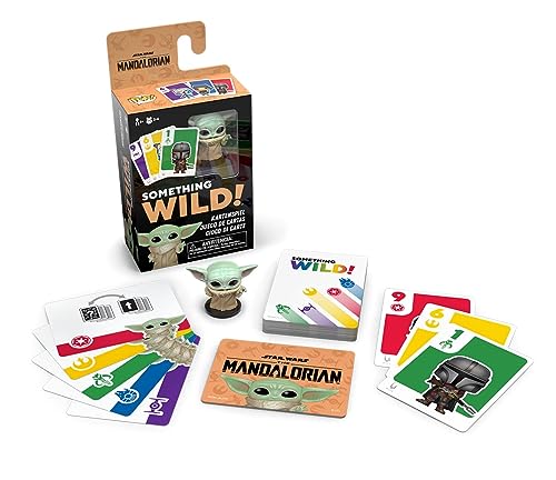 Funko Something Wild! Star Wars The Mandalorian with Grogu Pocket Pop! Card Game for 2-4 Players Ages 6 and Up