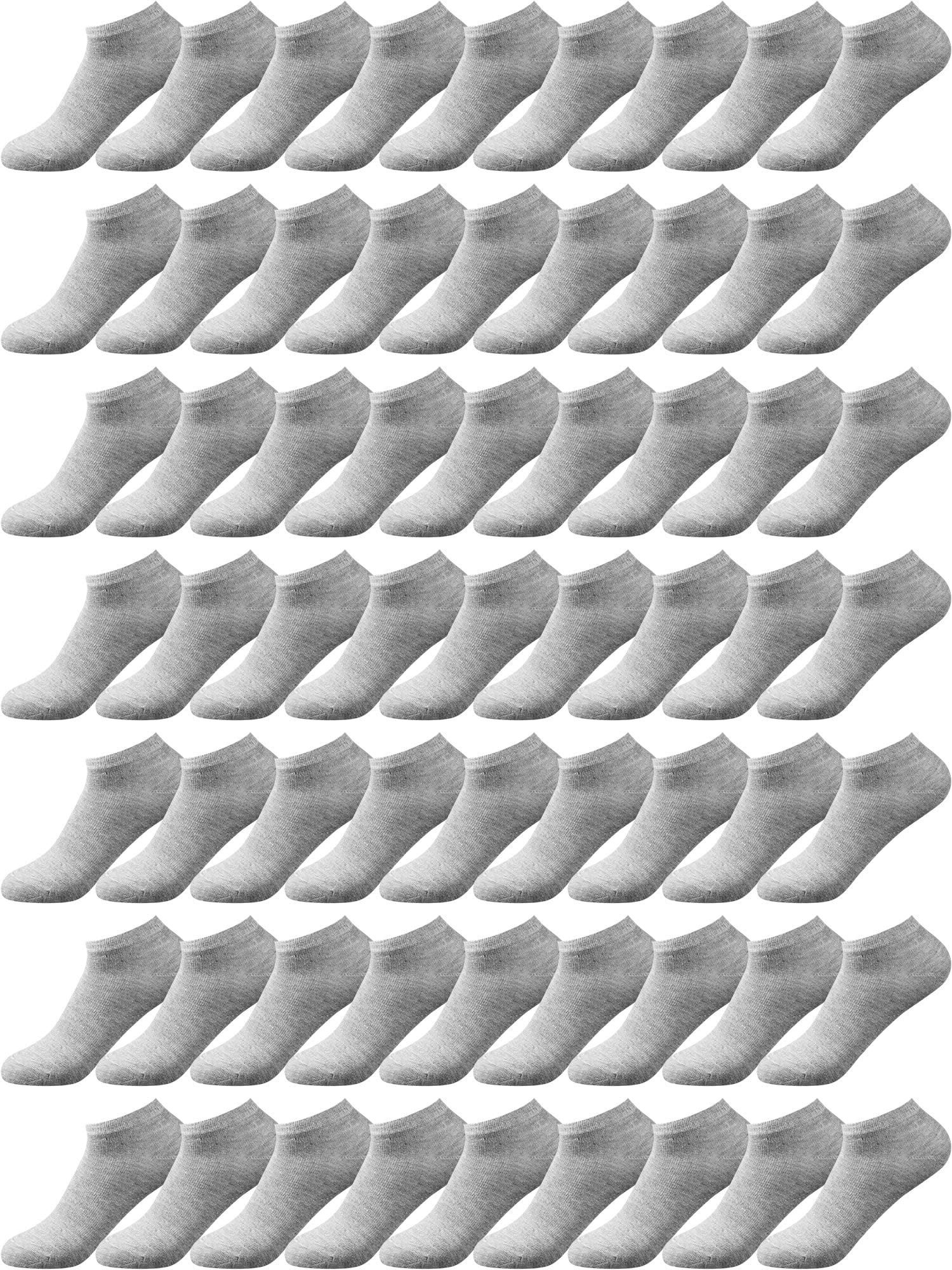 Foaincore 150 Pairs Low Cut Ankle Socks Pack Comfortable Wicking Lightweight Ankle Sock Casual No Show Short Socks for Men Women(Black)