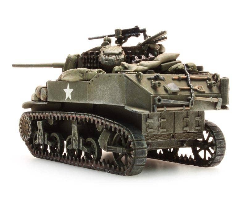 FloZ ARTITEC M5A1 Stuart Light Tank Stowage 1 1/87 Scale Finished Model Tank (387.79-S1)