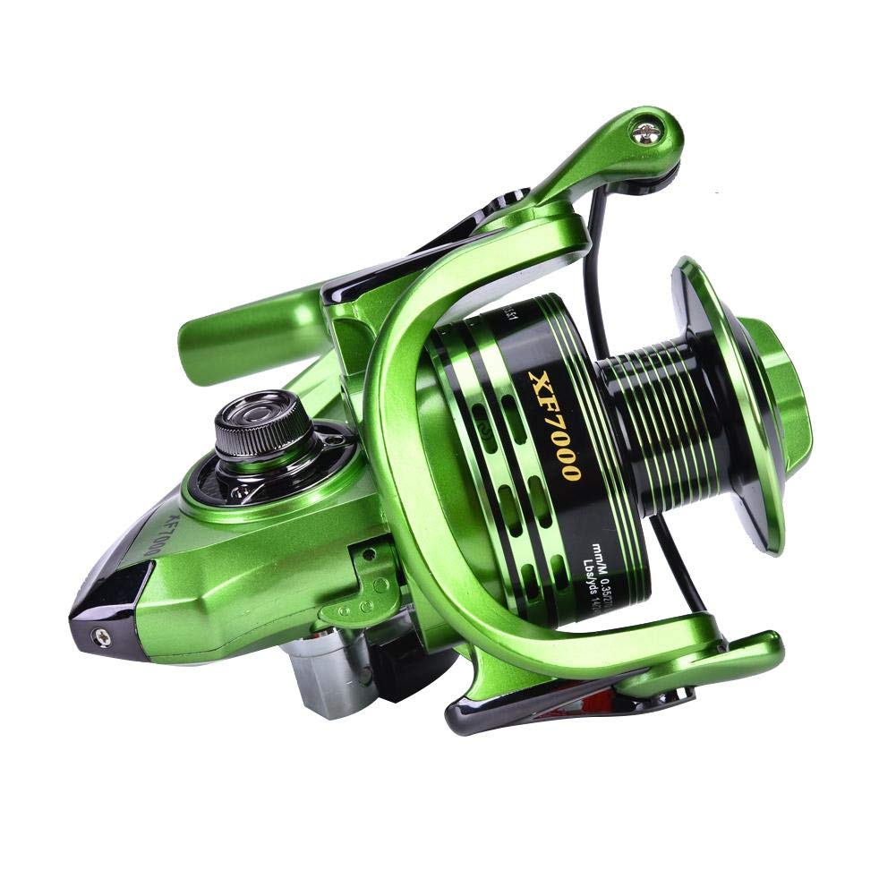 Fishing Reel, Salt Freshwater Metal Heavy Duty Lightweight Casting Spinning Fishing Reel Tackle Accessory(#3)