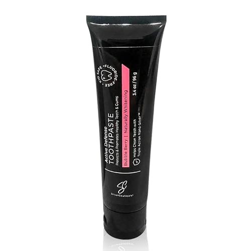 SilverCeuticals Toothpaste - Bubble Berry - Contains 25ppm Silver - Coral Calcium - Whitens - Kid Safe - Remineralizes - Whitening - Healthy Teeth & Gums - No Fluoride, SLS or Preservatives - 3.4oz