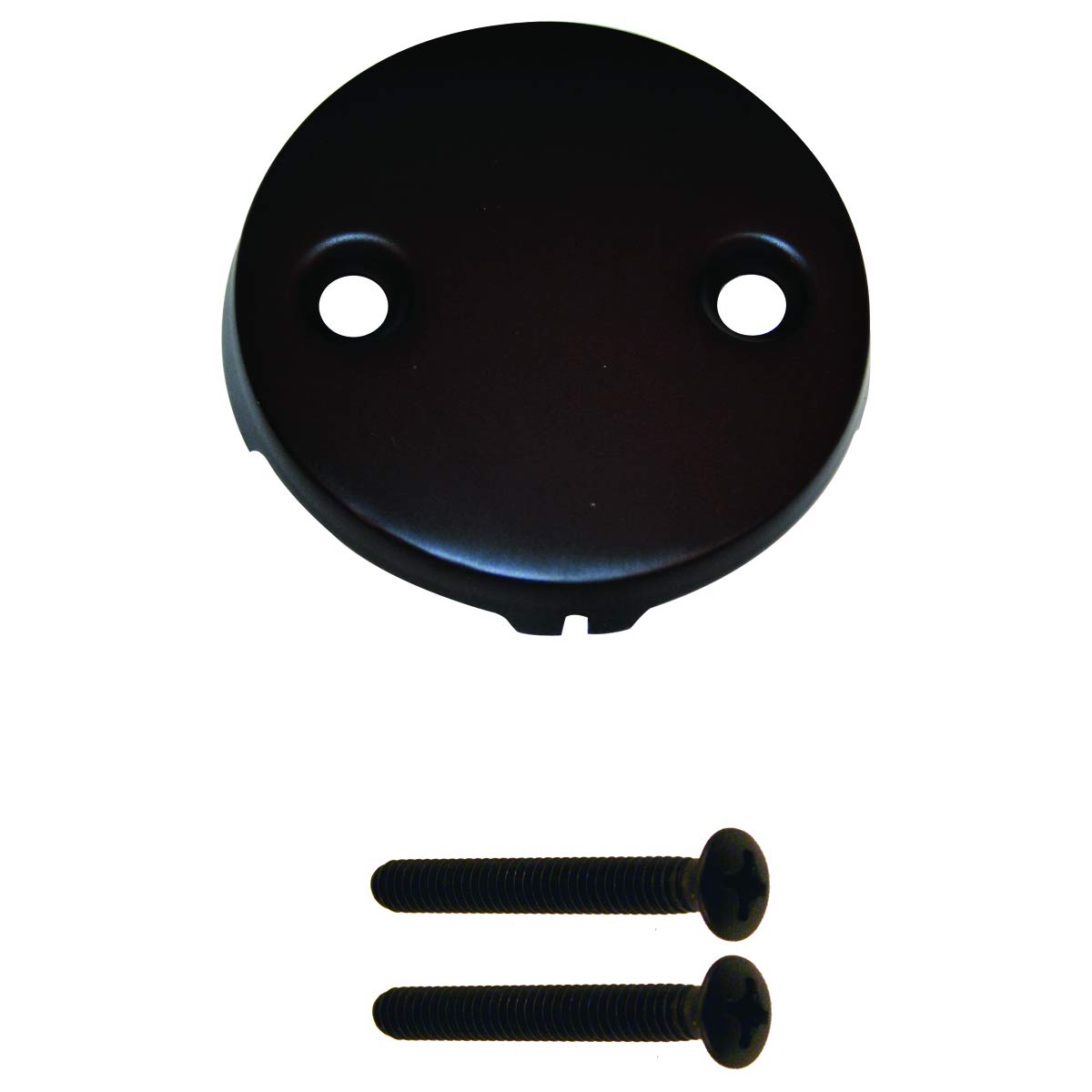 Westbrass D325-20G-12 14" 20 Gauge Brass Bath Waste & Overflow Assembly with Tip-Toe Drain Plug and 2-Hole Faceplate, Oil Rubbed Bronze