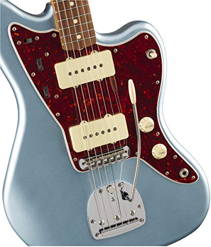 Fender Vintera 60s Jazzmaster Electric Guitar, with 2-Year Warranty, Ice Blue Metallic, Pau Ferro Fingerboard