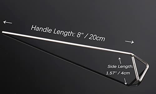 ZENGSUSU Bacterial Cell Spreader Stainless Steel, 1.38 inch Wide Spreading Bar