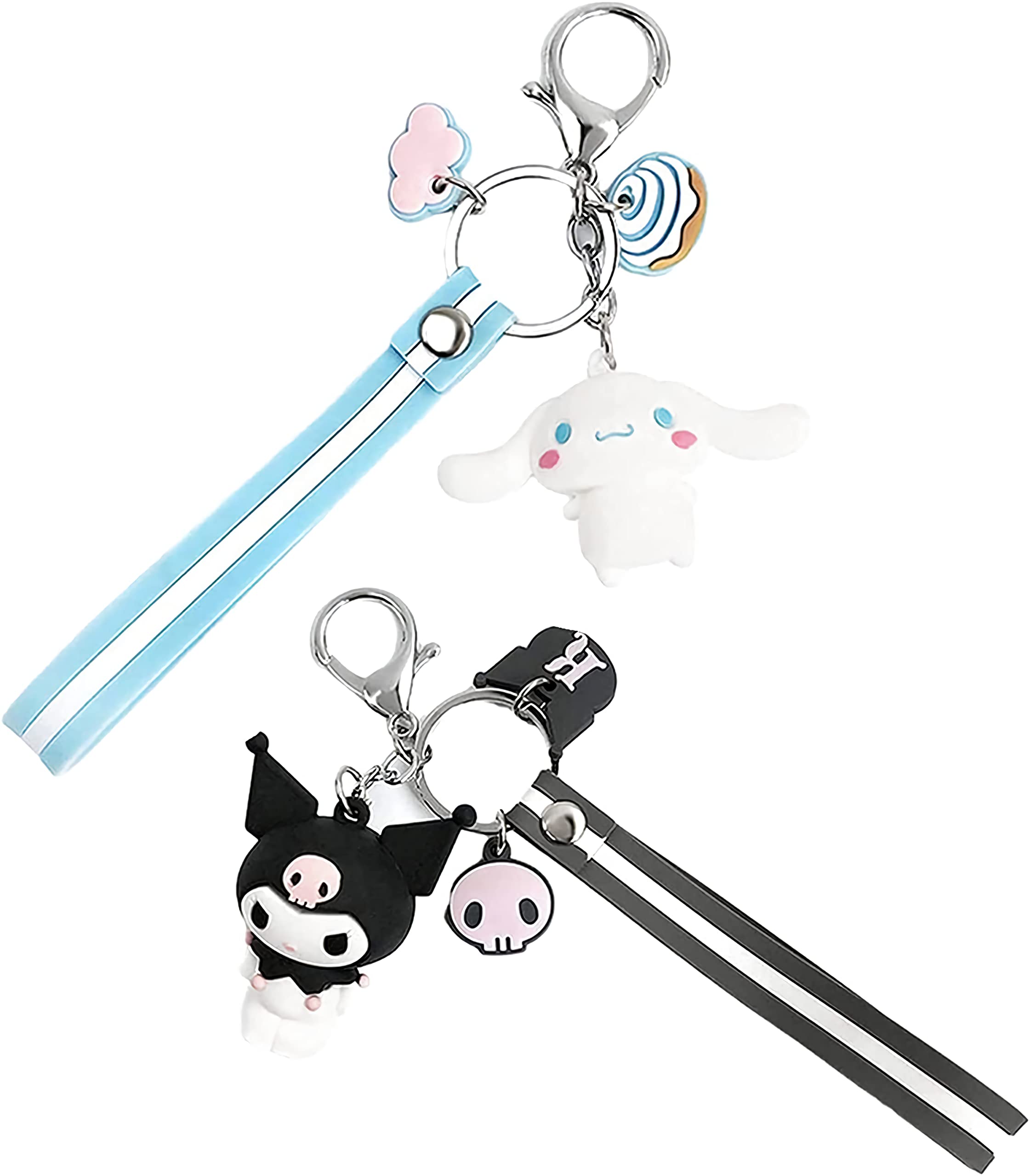 Girl cute keychain, girl keychain gift, purse handbag key pendant