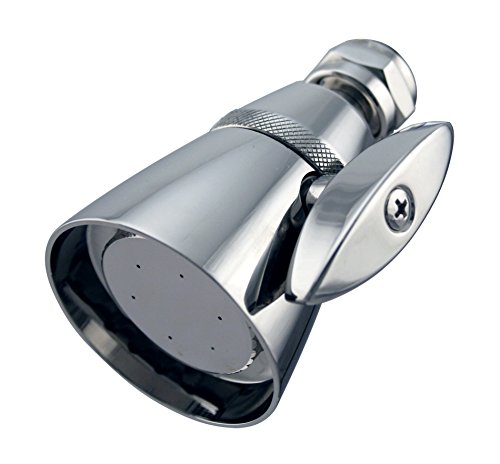 Westbrass R306-26 Chatham Style 2-1/4" Brass 6-Jet Adjustable Shower Head, Polished Chrome