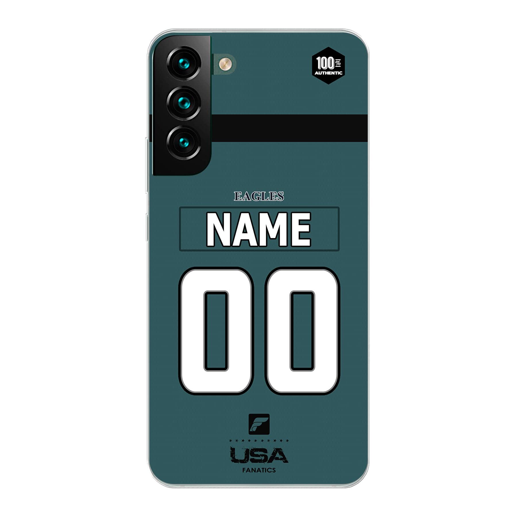 Football Phone Case Philadelphia USA Customize Your Name and Number Silicone Transparent - Compatible iPhone and Samsung (Samsung Galaxy A52)
