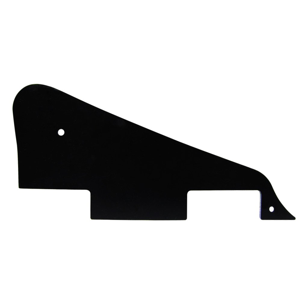 FLEOR 3Ply Black Pickguard Back Plate Screws Set & Switch Ring & Truss Rod Cover Plate & Black Bracket Fit Gibson Les Paul Pickguard Replacement