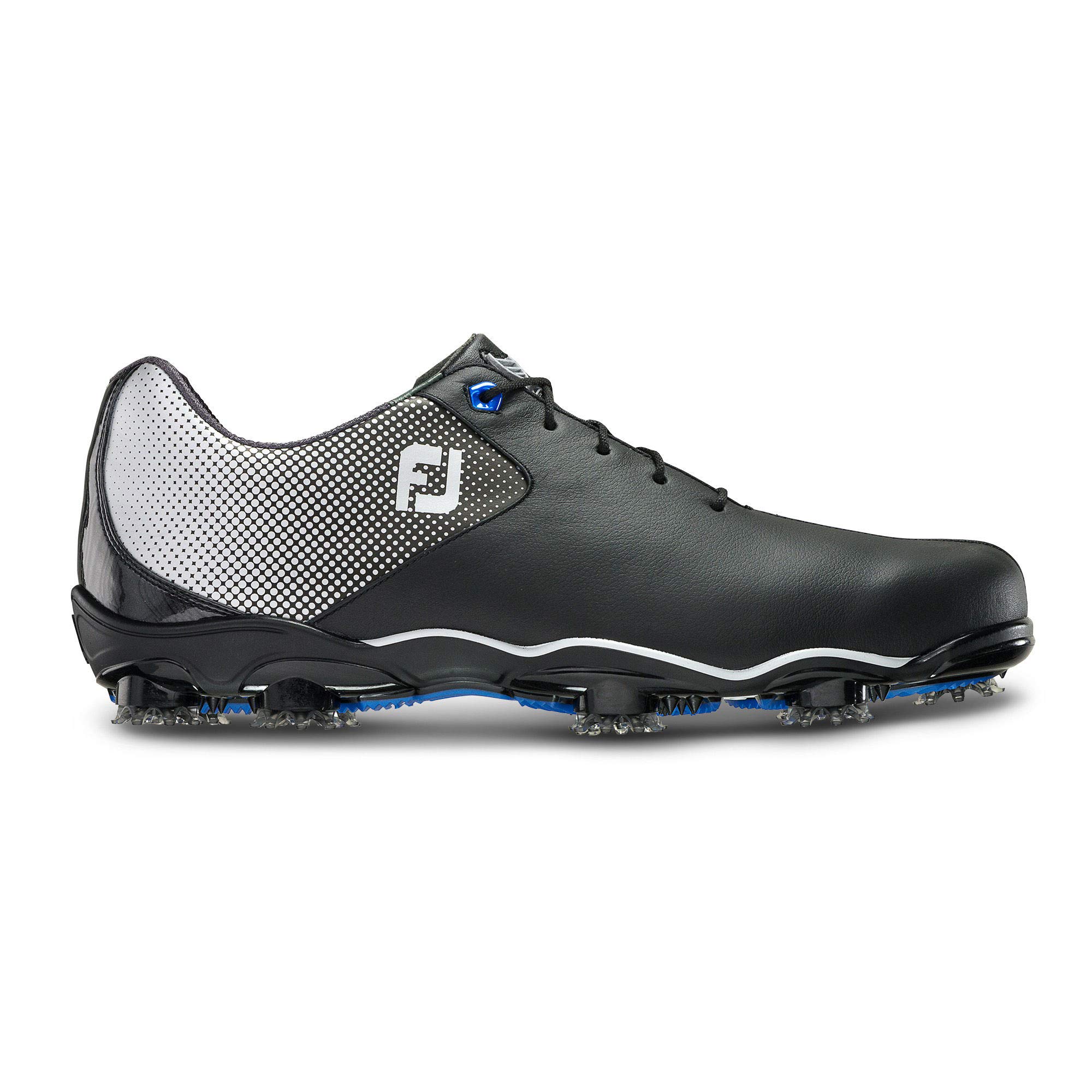 FootJoy Men's D.N.A. Helix-Previous Season Style Golf Shoes Black 9 XW US