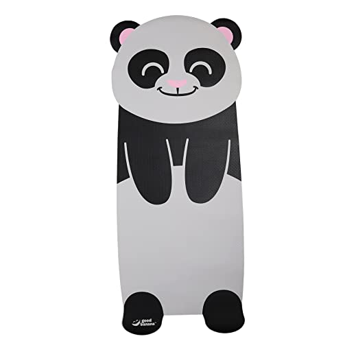Good Banana Kid's Yoga Mat - Panda Shaped, 65.5 x 31.5 inches, Environmentally Friendly Materials, Adds Stabilty and Comfort.