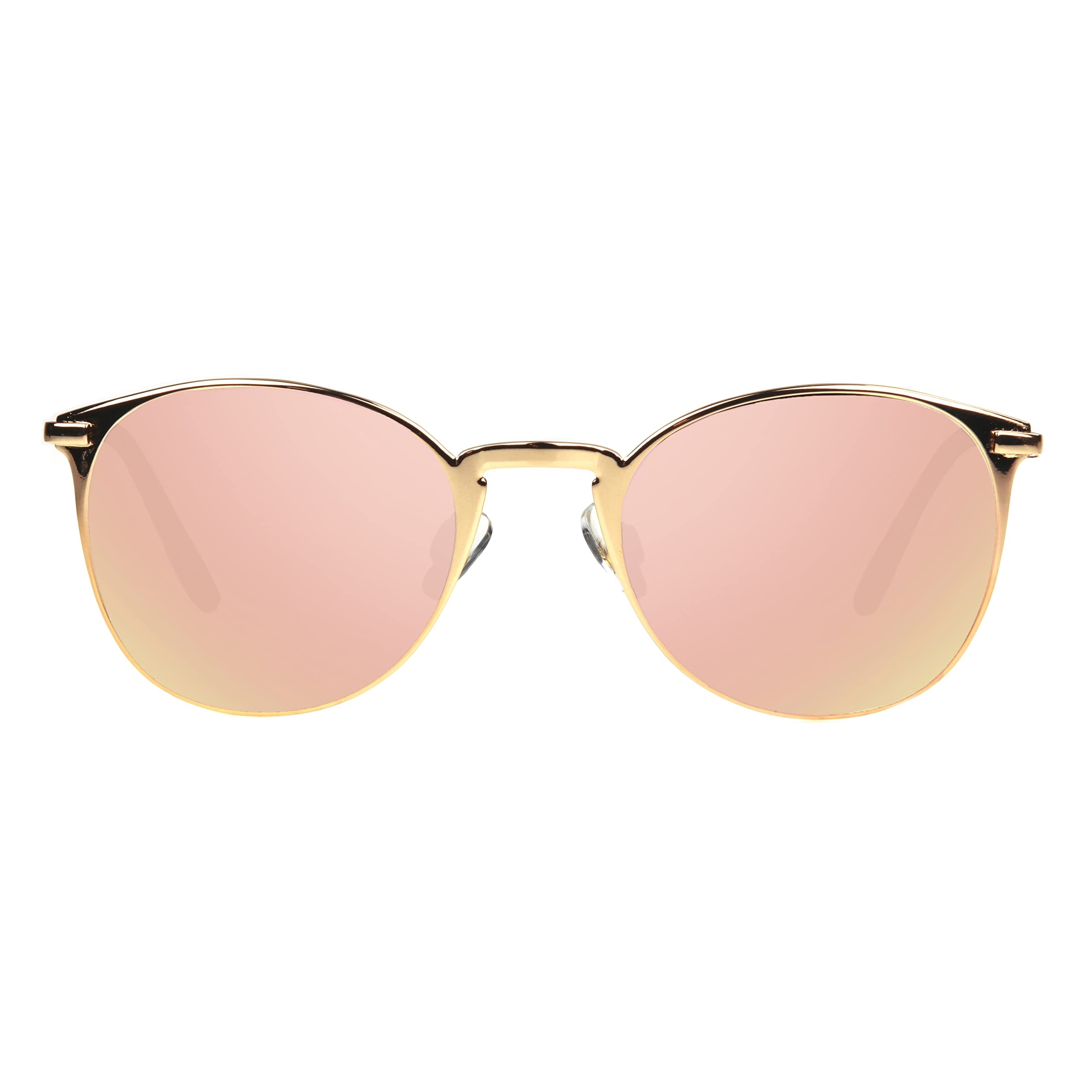 Foster Grant Womens Elsie Sunglasses, Rose Gold, 56mm US