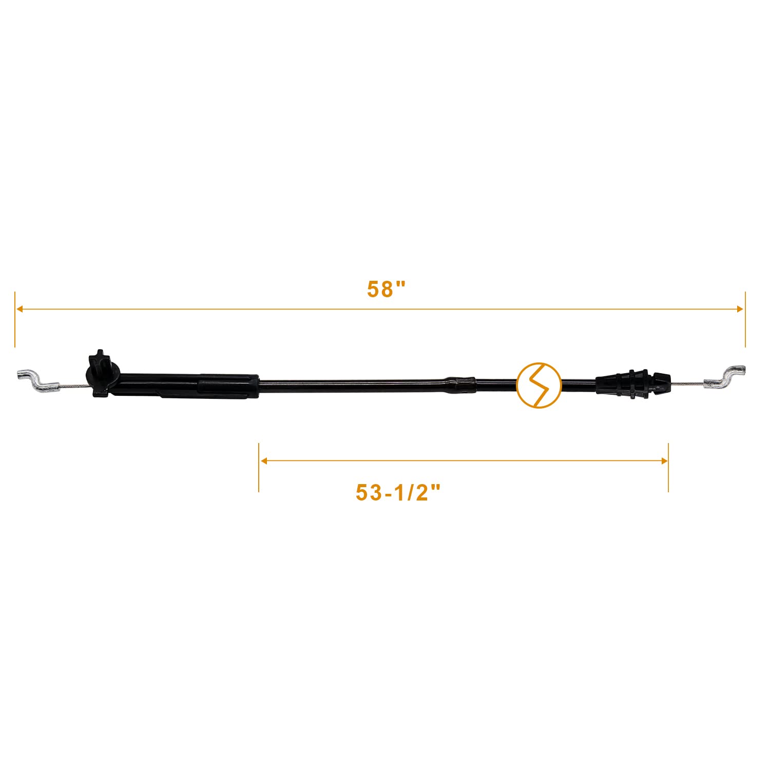 Ganivsor 104-8676 Blade Cable for Toro 22" Recycler 20013 20014 20017 20018 Lawn Mower Replacement