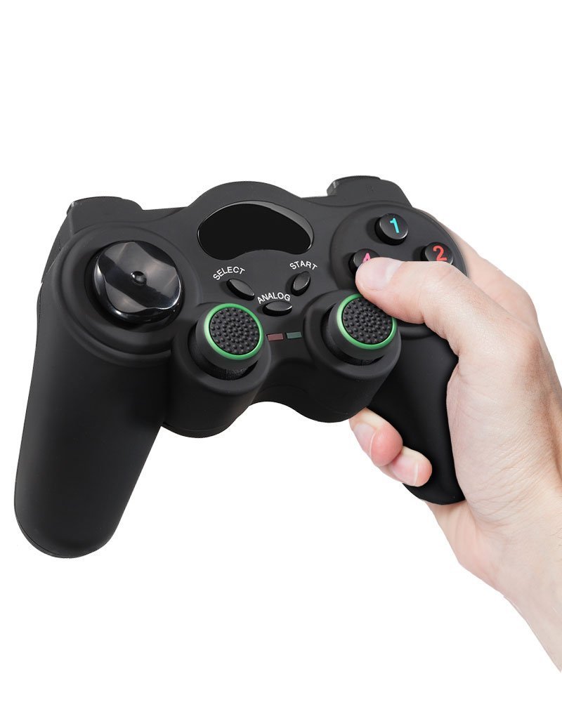 Fosmon [Set of 8] Analog Stick Joystick Controller Performance Thumb Grips for PS4 | PS3 | Xbox ONE, ONE X, ONE S, 360 | Wii U compatible with Nintendo Switch Pro - Black & Green (Set of 8)