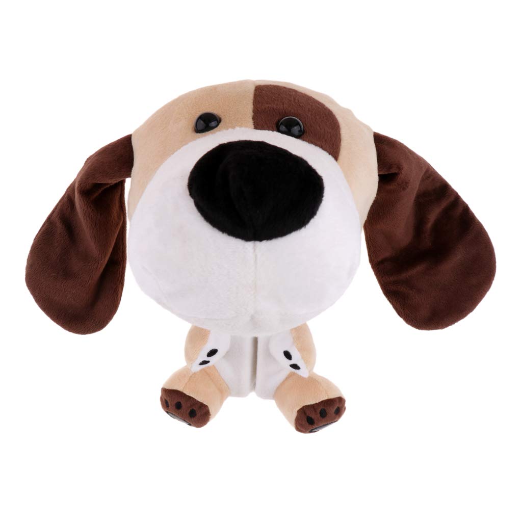 freneci Animal Golf Club Headcover, Golf Head Covers, Soft Plush Golf Putter Headcovers, Golf Gift & Golf Bag Accessories - Puppy