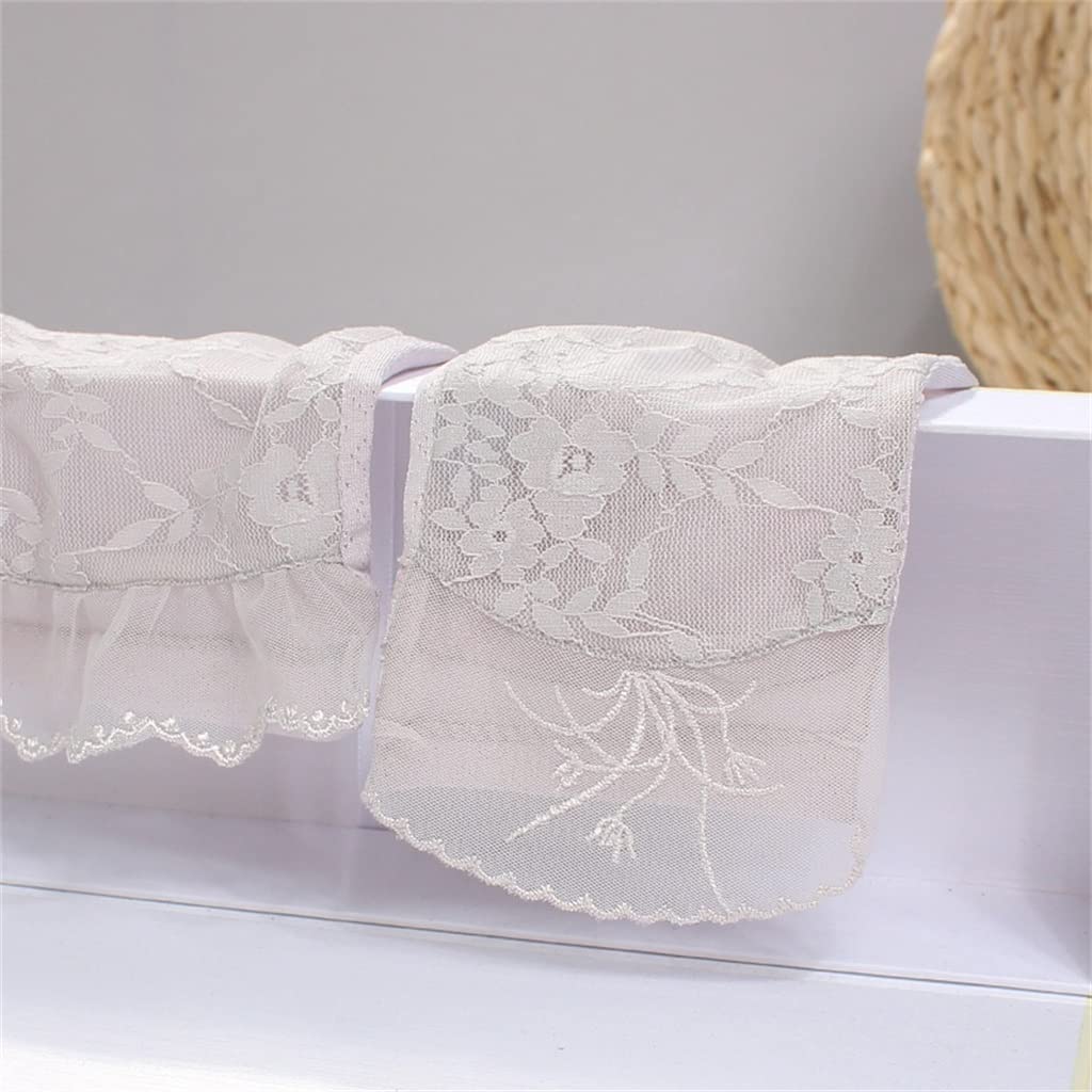 Gloves Women's Thin Driving Arm Guard Sleeves Fingerless Summer Sunshade Arm Sleeves Half Lace Long (Color : B, Size : One Size)