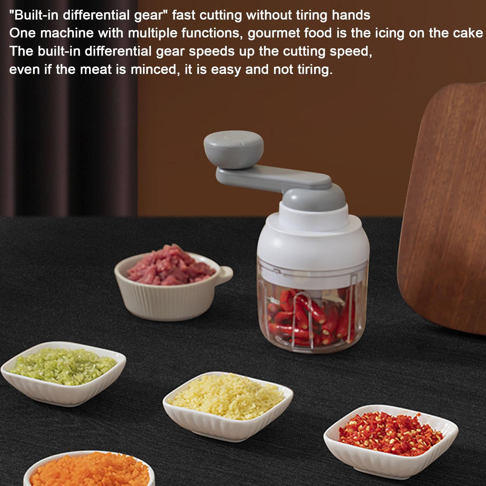 Food Processor, Electric Garlic Blender, Portable Mini Food Processor, Mini Portable Veggie Chopper, Rechargeable Vegetable Chopper Blender, Wireless Food Processor for Ginger, Chili, Fruits, Veggie