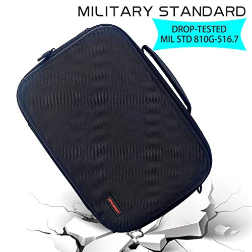 FNSHIP Fashion Hard Travel Case Carrying Bag for Oculus Quest VR Gaming Headset And Quest Controllers Accessories(Black)