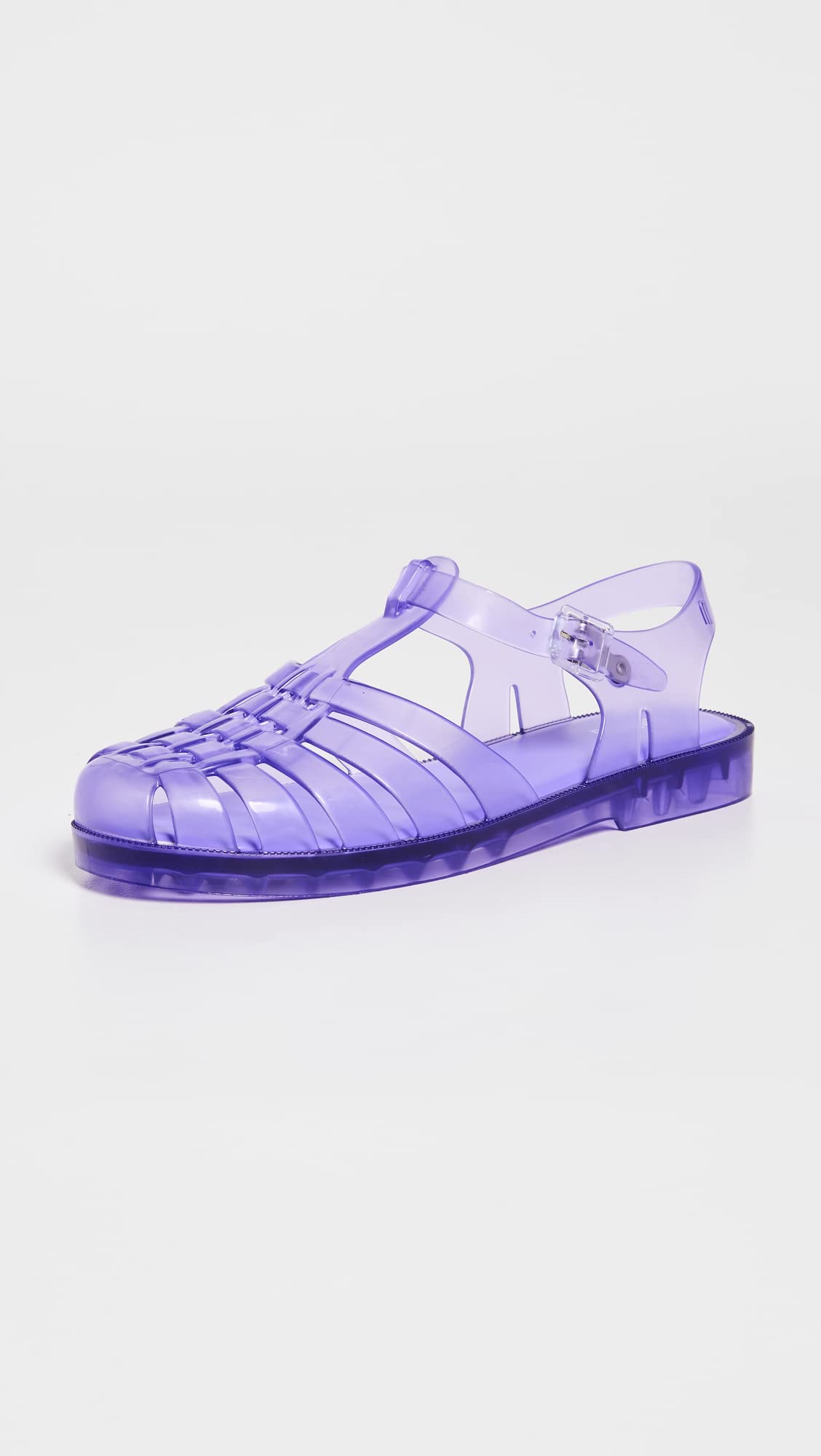 Melissa Women's The Real Jelly Possession Sandals, Lilac Clear, 8 Medium US