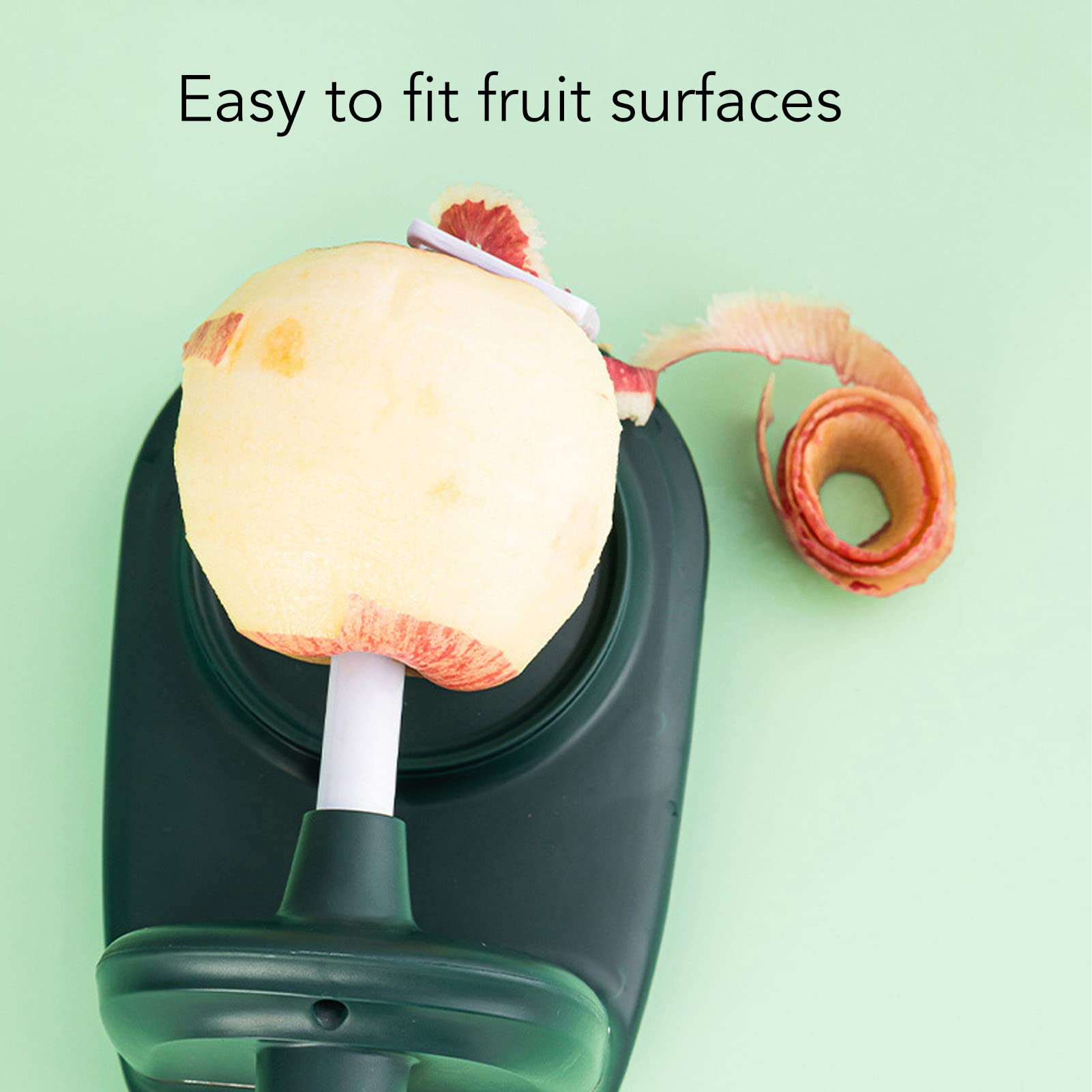 Fruit Apple Vegetable Peeler Slicer Corer, Sturdy Base for Stability, Durable Stainless Steel Blades for Apples, Pears, and More Versatile Kitchen Tool for Fruits and Potatoes