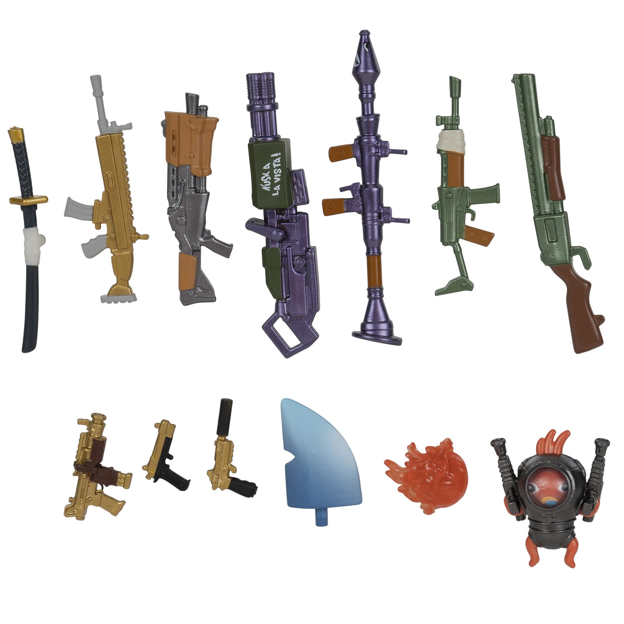 Fortnite Supply Llama, Includes Highly-Detailed and Articulated 4-inch Contract Giller Figure, 9 Weapons, 4 Back Bling. More Outfits Dropping Soon