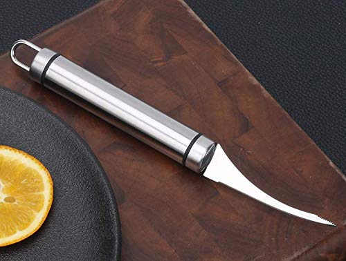 WOIWO 1 PCS Stainless Steel Shrimp Opener to Remove Shrimp Line Knife Cleaning Shrimp Line Profile Fish Belly Knife Shrimp Opener Shrimp Stripper Kitchen Tools