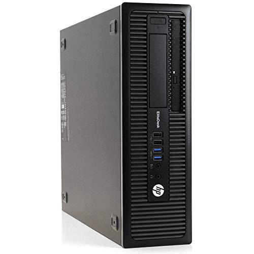 HP EliteDesk 800 G1-SFF, Intel Core i5-4570 3.2GHz, 16GB RAM, 500GB Hard Drive, DVDRW, Windows 10 Pro 64bit (Renewed)