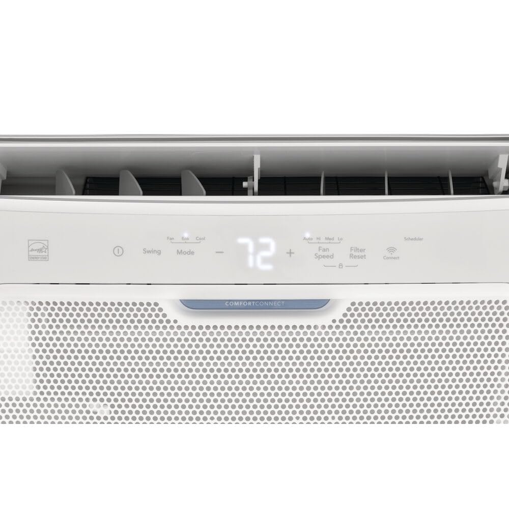 Frigidaire GHWQ103WC1 Inverter Quiet Temp Room Air Conditioner, 10,000 BTU with Wi-Fi Connected, Energy Star Certified, Easy-to-Clean Washable Filter, in White