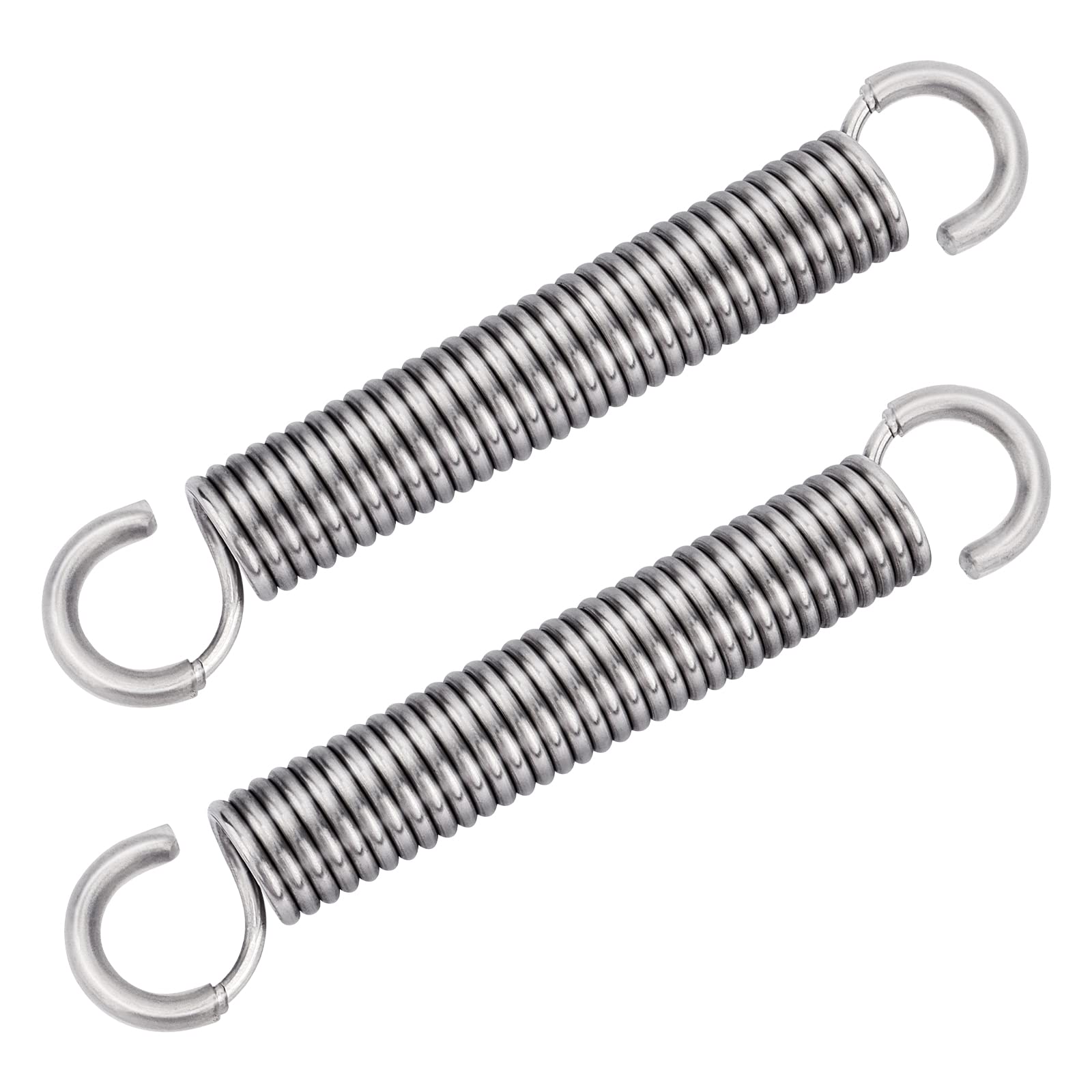 GNPADR GUPO 5-1/8" (2 Pcs) Stainless Steel Recliner Sofa Chair Stainless Steel Spring Replacement Mechanism Tension Spring