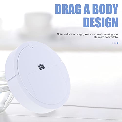Robot Vacuum Cleaner Cleaning Robot Toy, Plastic Sweeping Robot Plaything Floor Sweep Toy Robot Toy for Kids Toddler Boys Girls ( White )