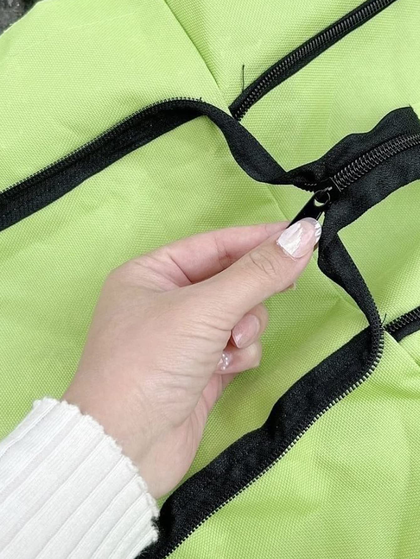 Foldable Shopping Cart, Portable Rolling Tote Shopping Bag with Wheels, Hand Pulling Utility Collapsible Grocery Bag for Picnic Trips to Buy Vegetables