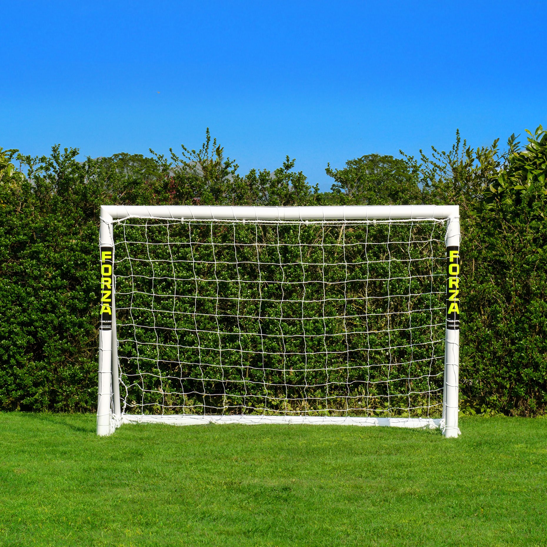 FORZA Backyard Soccer Goals β Premium Weatherproof PVC Goals (Single Goal) for Kids & Adults β Quick Assembly (Locking, 6ft x 4ft)
