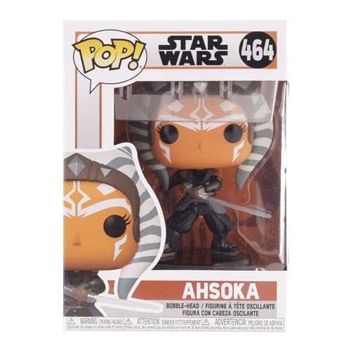 Funko Pop! Star Wars: The Mandalorian - Ahsoka with Lightsabers Vinyl Bobblehead