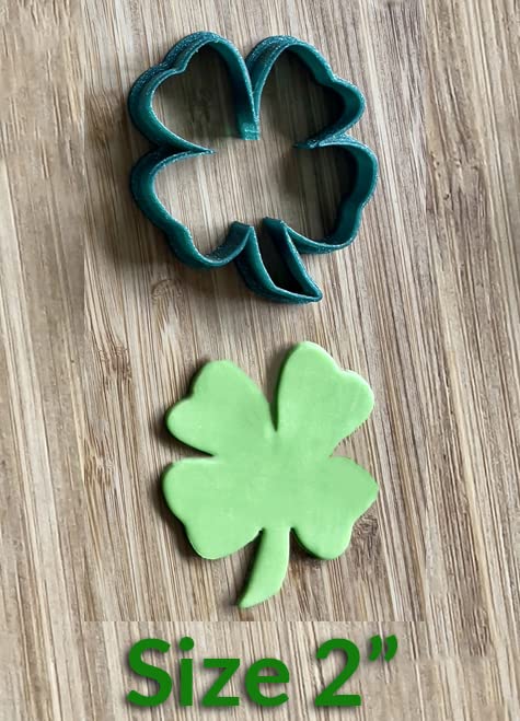 Four Leaf Clover set of 6 Shapes Clay Cutters St. Patrick's Day/Jewelry Tools/Earring Making/Polymer Clay Tools/USA/Necklace Making