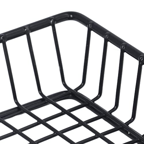 Fryer Basket, Food Grade French Fry Frying Strainer with Handle for Restaurant Home Short (Rectangle) (Color : Square)