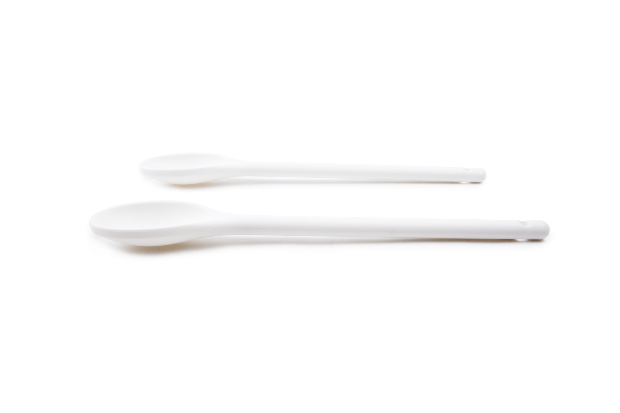 Fox Run Hi-Tech Spoons, 0.75 x 1.75 x 12 inches, White, 2 Pack