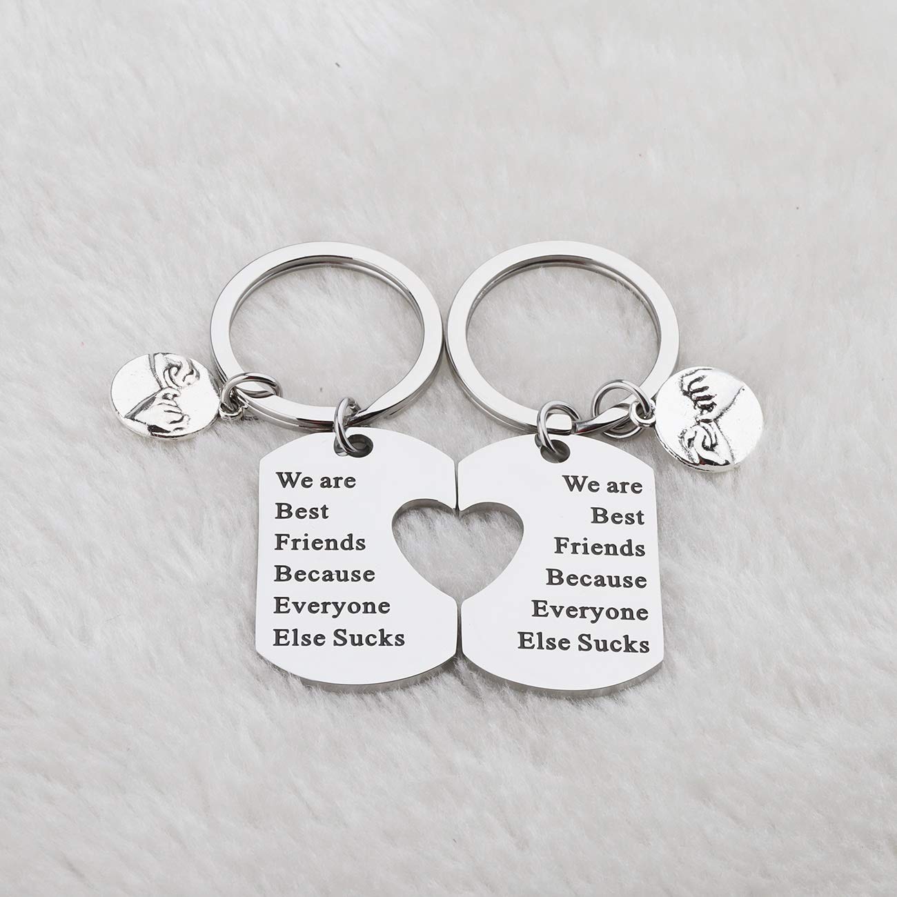 FOTAP We are Best Friends Because Everyone Else Sucks (Else Sucks 2Keychain)