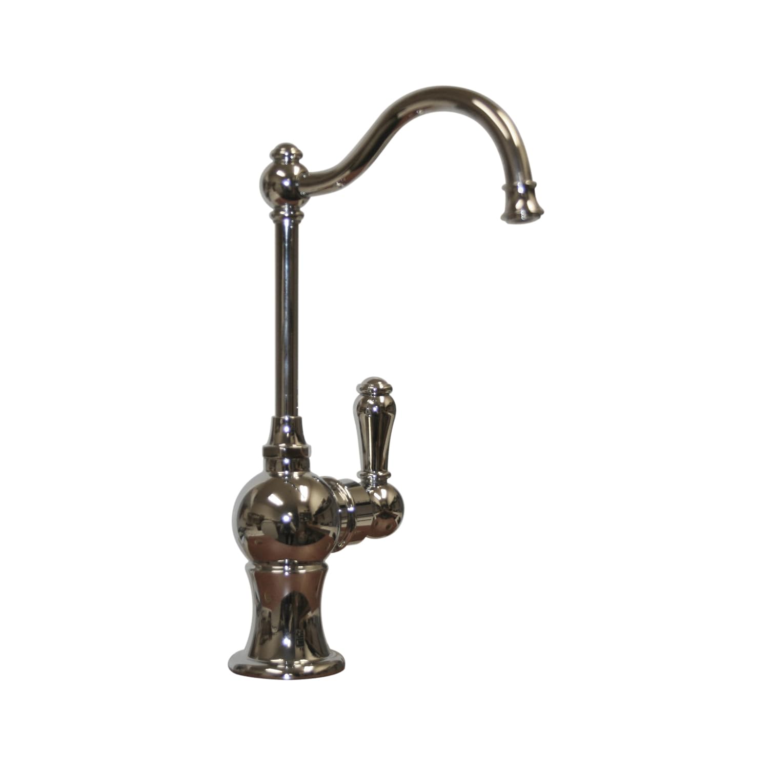 Whitehaus WHFH3-C4121-POCH Point Of Use 4 1/4-Inch Drinking Water Faucet with Traditional Spout, Polished Chrome