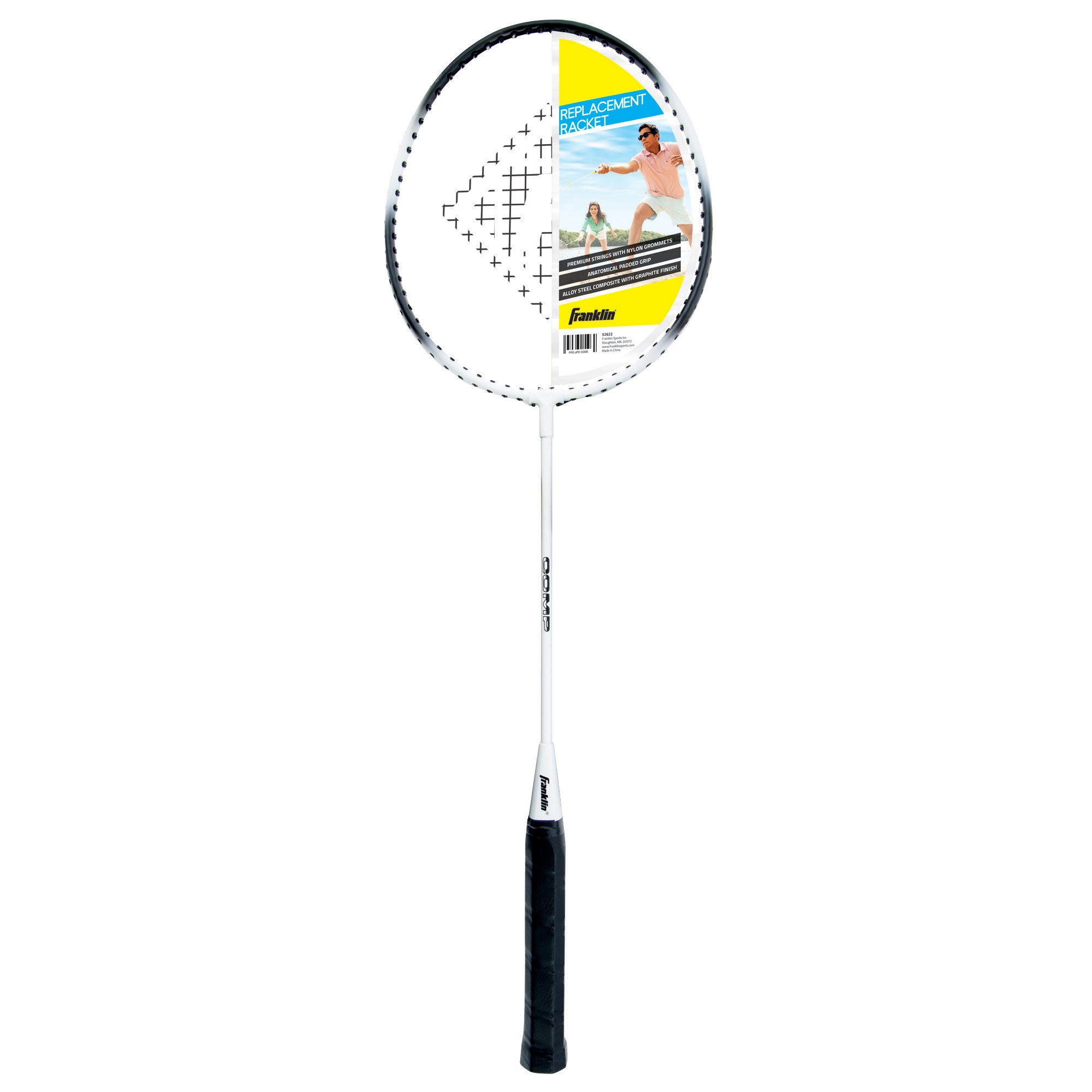 Franklin Sports Badminton Racket , White