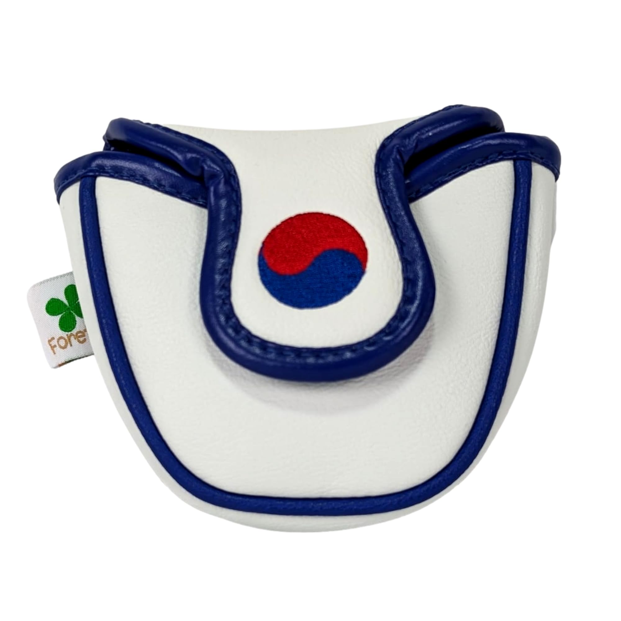 Foretra β Korea Flag - Golf Putter Headcover Quality PU Leather Magnetic Closure for Mallet Style Putters Scotty Cameron Odyssey Taylormade Ping