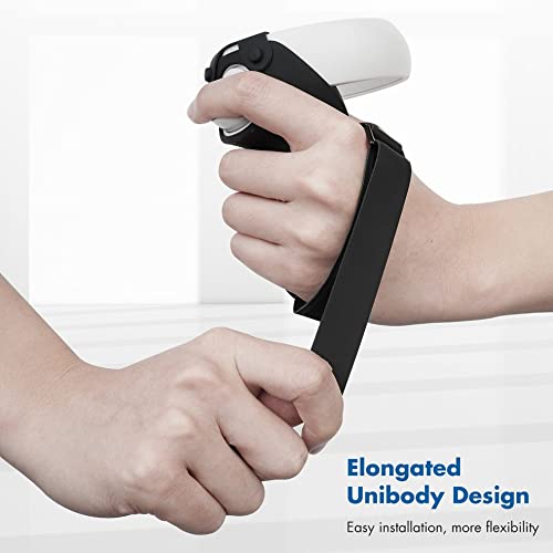 FNSCAR Suitable Compatible with Oculus quest2 Handle Silicone Protective Cover-Blac