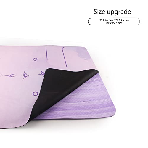 Frcofrf Yoga Mat Exercise Mat - Premium Yoga Pilates Floor Mat for Women,Workout Mats for Home